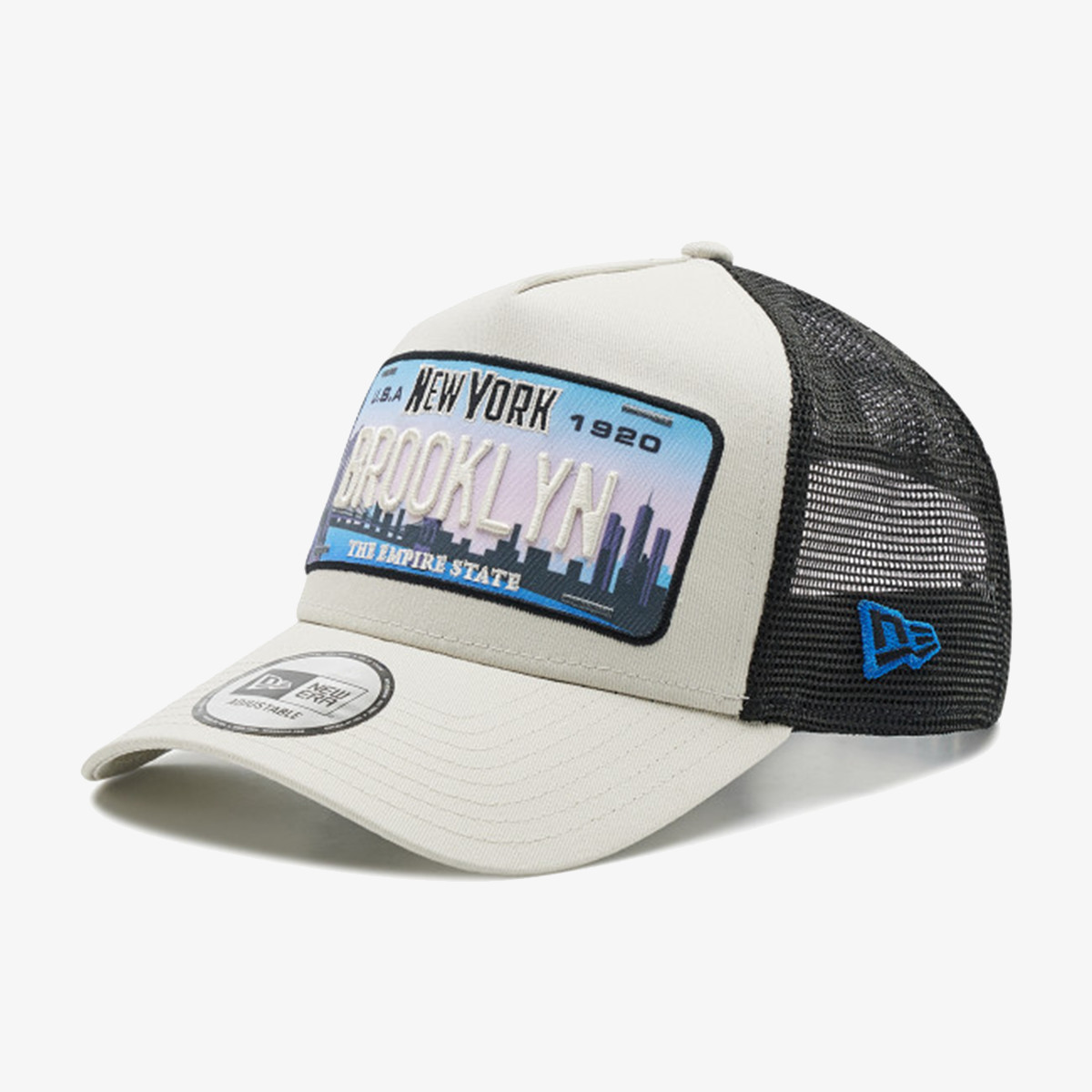 NEW ERA Sapca New Era License Plate Stone A-Frame Trucker Cap ...