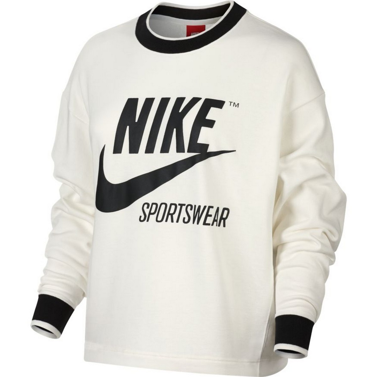 NIKE Tricouri maneca lunga W NSW CREW ARCHIVE | BuzzSneakers Romania