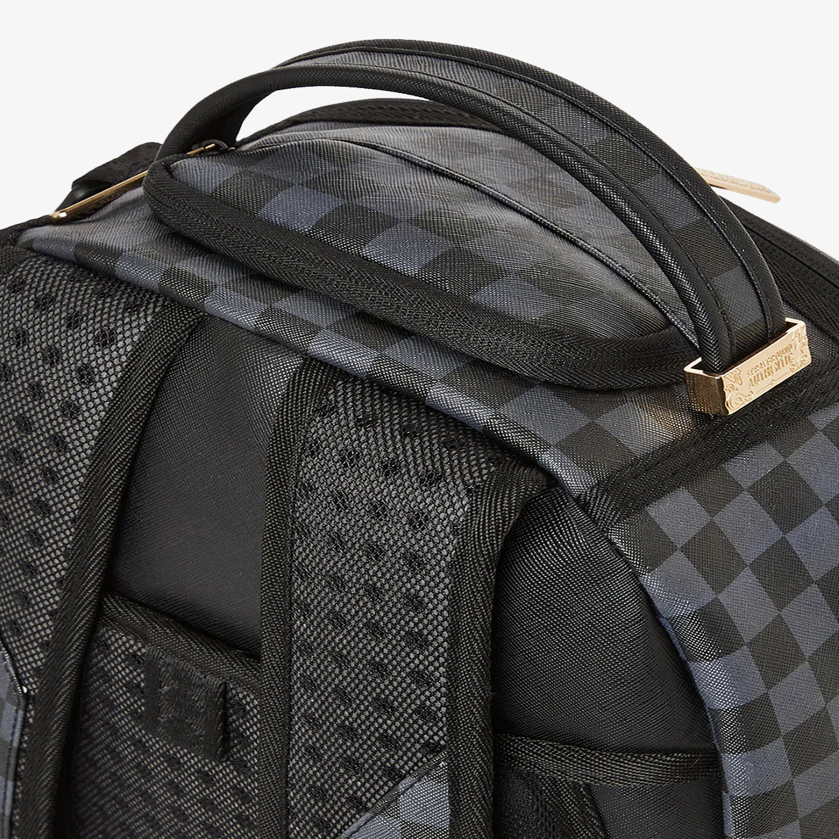 SPRAYGROUND Rucsacuri DIABLO BEAR OTR GREY CHECKER DLXR | BuzzSneakers ...