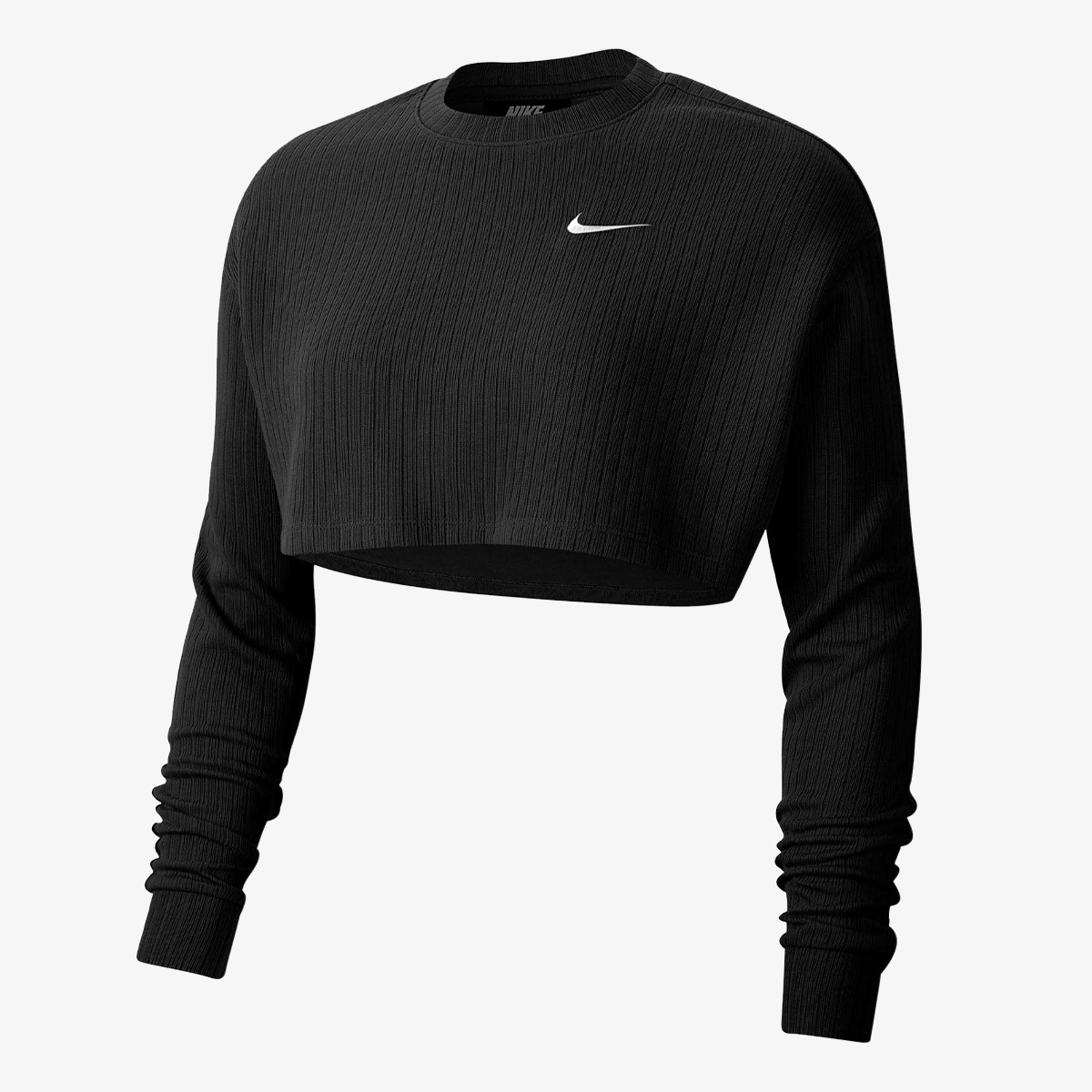 NIKE Tricouri maneca lunga W NSW MTRL CREW CROP | BuzzSneakers Romania
