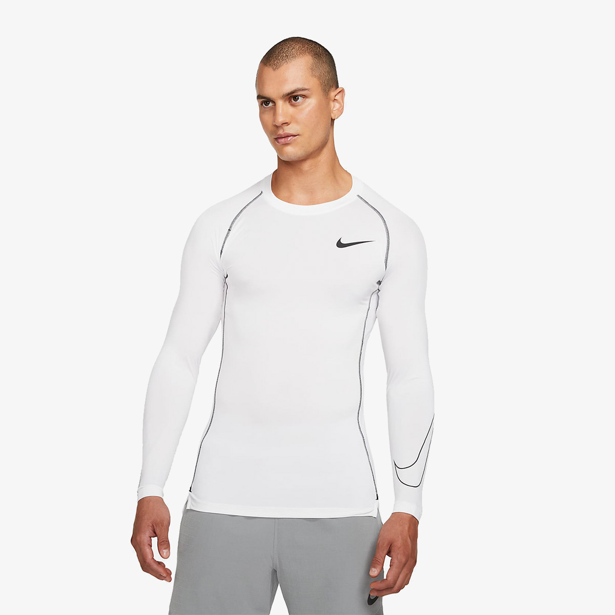 NIKE Tricouri maneca lunga M NP DF TIGHT TOP LS | BuzzSneakers Romania
