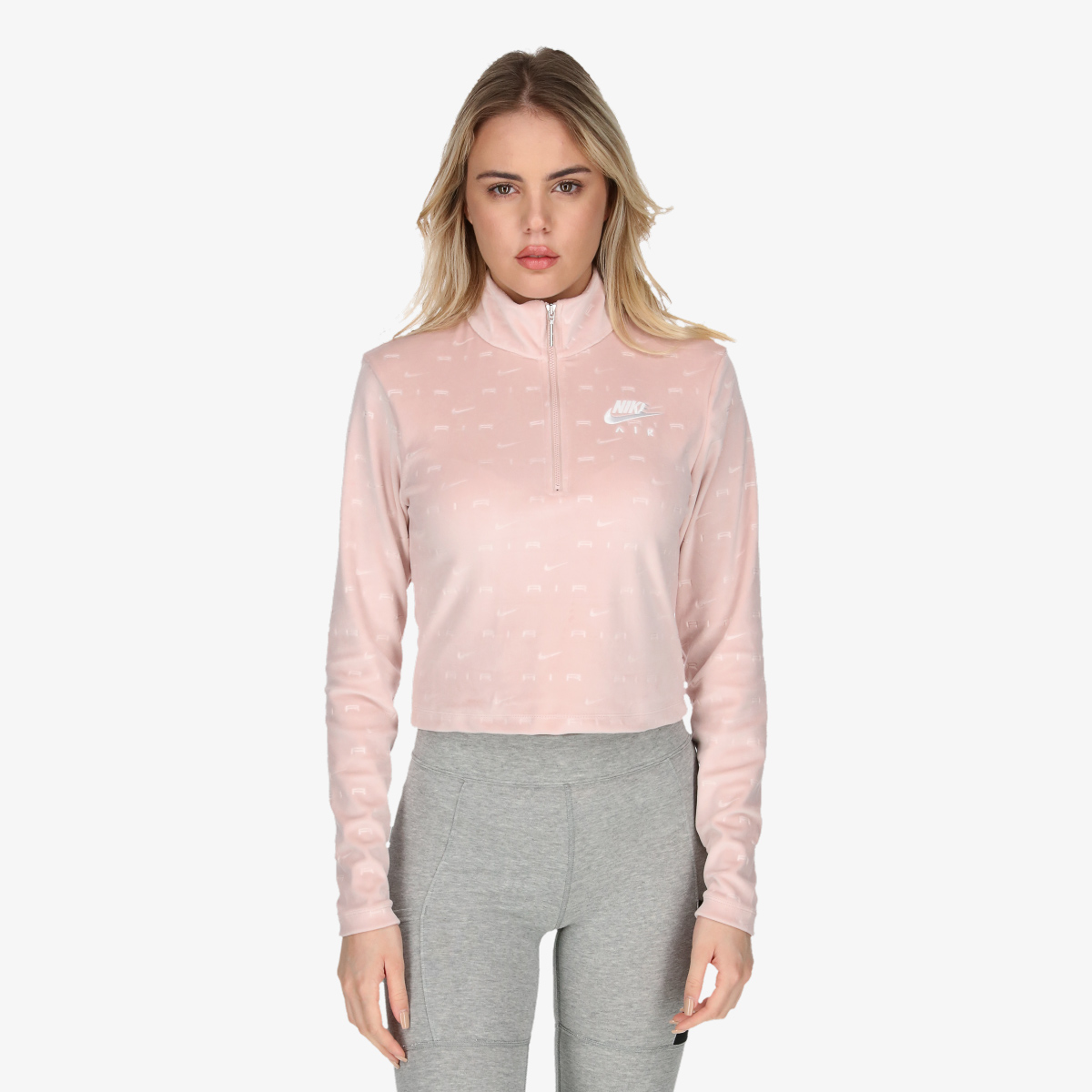 NIKE Tricouri maneca lunga W NSW AIR VLR MDCRP QZ LS TOP | BuzzSneakers ...