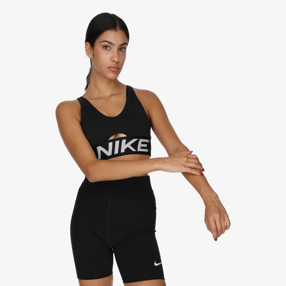 NIKE Bustiera W NP INDY PLUNGE BRA BOLD | BuzzSneakers Romania