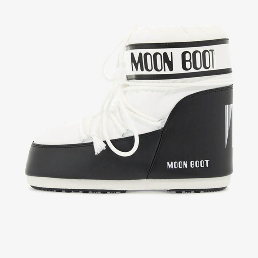 MOON BOOT Ghete MB ICON LOW NYLON WHITE | BuzzSneakers Romania